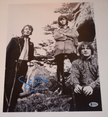 Ginger Baker Signed Autograph 11x14 Photo Cream Blind Faith Drummer ...