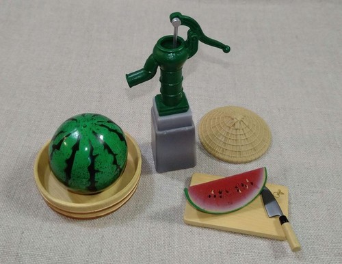 Rement Miniature Well and Watermelon Set, Collectible, Vintage Toy, 1/6 ...
