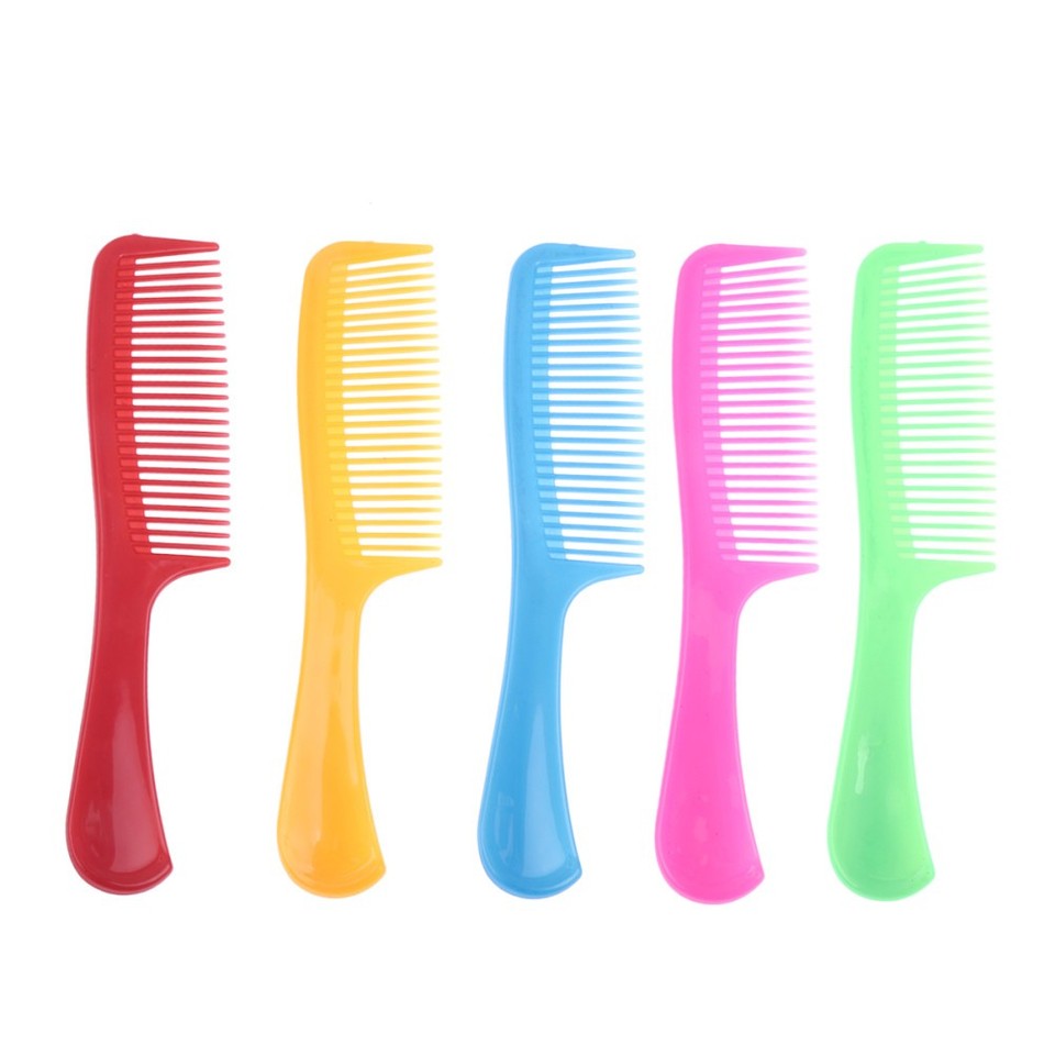 30 pcs Plastic Colorful Combs Candy Color Hair Comb Hairdressing Tools ...