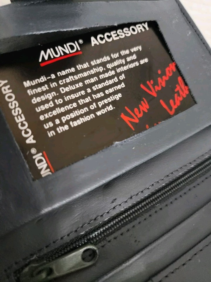 Vintage Mundi GENUINE EEL SKIN WALLET Blue Kiss Lock Folding Photo Card ...