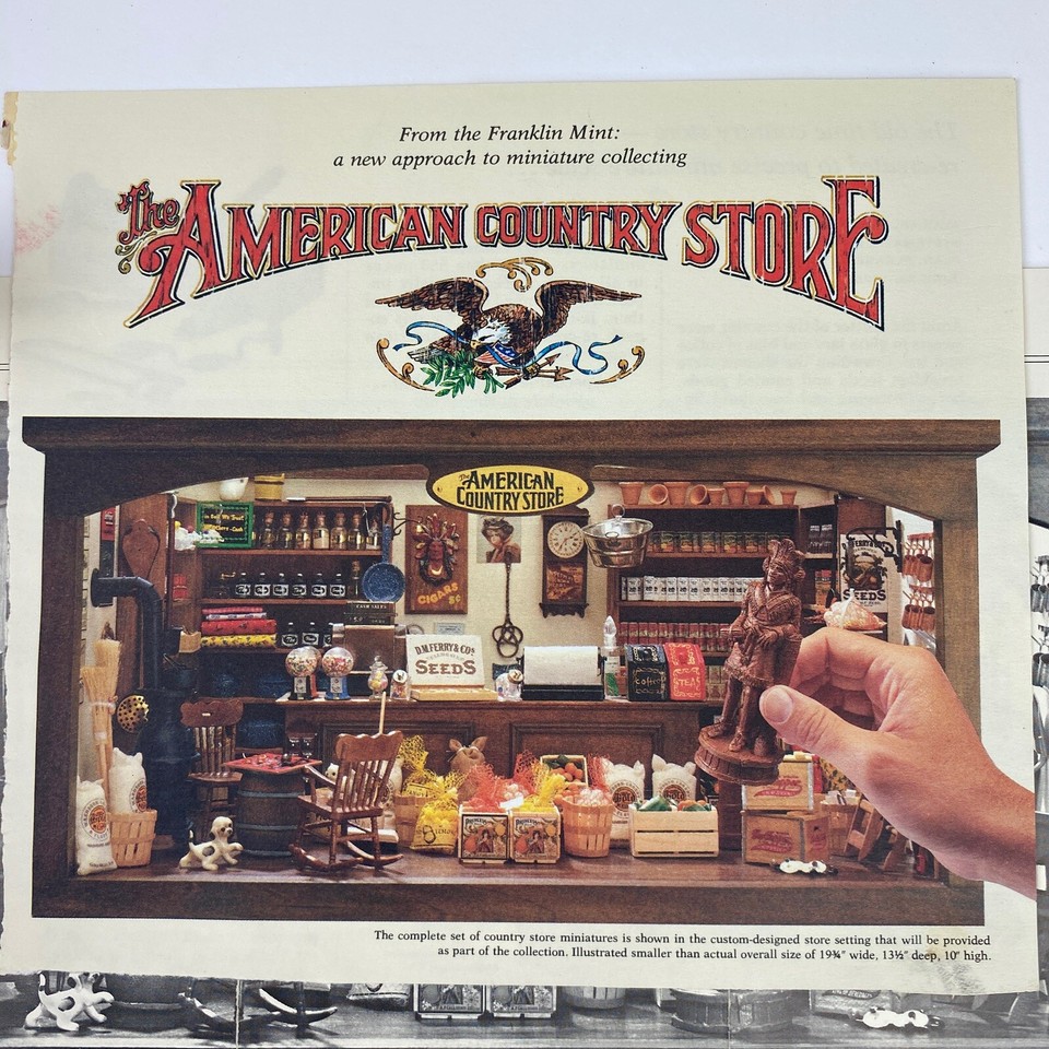 Franklin Mint Diorama The American Country Store 1984 | eBay