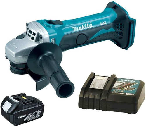 Makita DGA452Z 18v 115mm LXT Angle Grinder and 1 BL1850 5.0amp battery ...