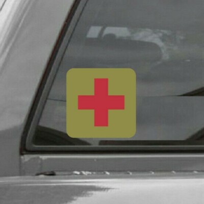 MEDIC CROSS VINYL DECAL STICKER | eBay