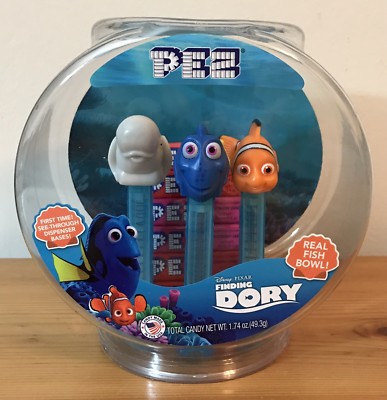 FINDING DORY FISH BOWL PEZ IN AN AQUARIUM CONTAINER ~ NEW & BELOW COST ...