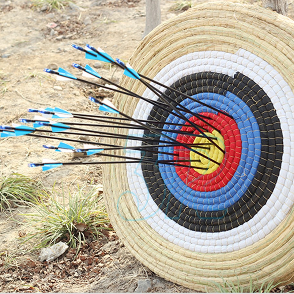 50pcs 31" Fiberglass Arrows Archery Hunting Target Compound Bow Fiber ...