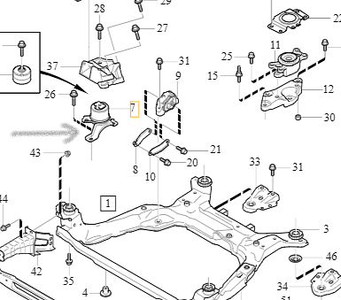 Genuine Volvo Engine Mounting 30793318 | eBay