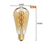 E27 Retro Vintage Edison Lamp Flexible LED Spiral Filament LED Light ...