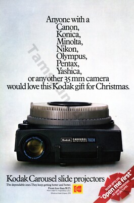1978 Kodak Carousel Slide Projectors Vintage Collectible Print AD (600 ...