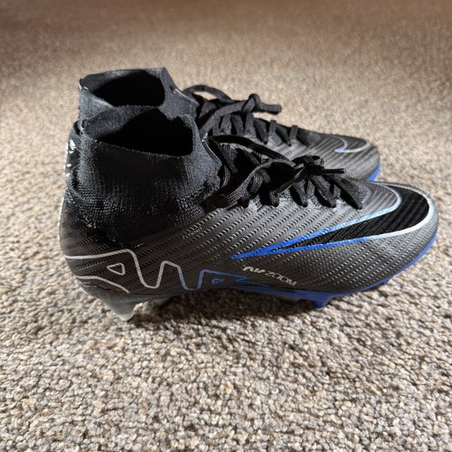 Nike Zoom Superfly 9 Elite FG Black Chrome Hyper Royal DJ4977-040 Mens ...