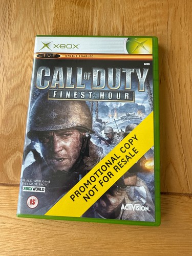 Call of Duty: Finest Hour (Xbox, 2004) – Promo Copy Not for Resale ...