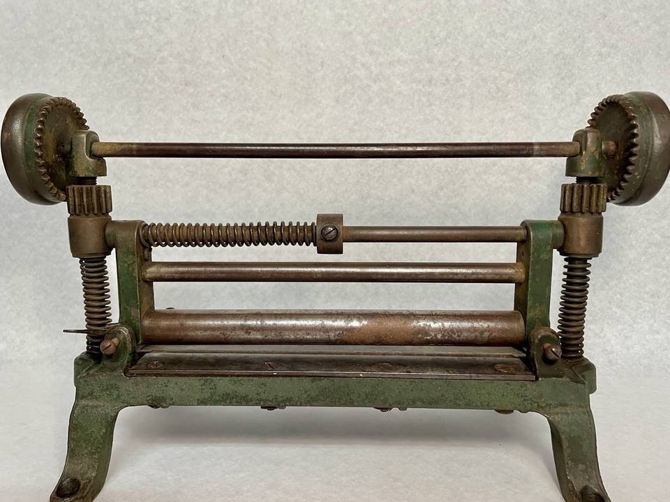 W. H. Horn & Bro Antique Cast Iron Metal Leather Splitter Cutter Skiver ...