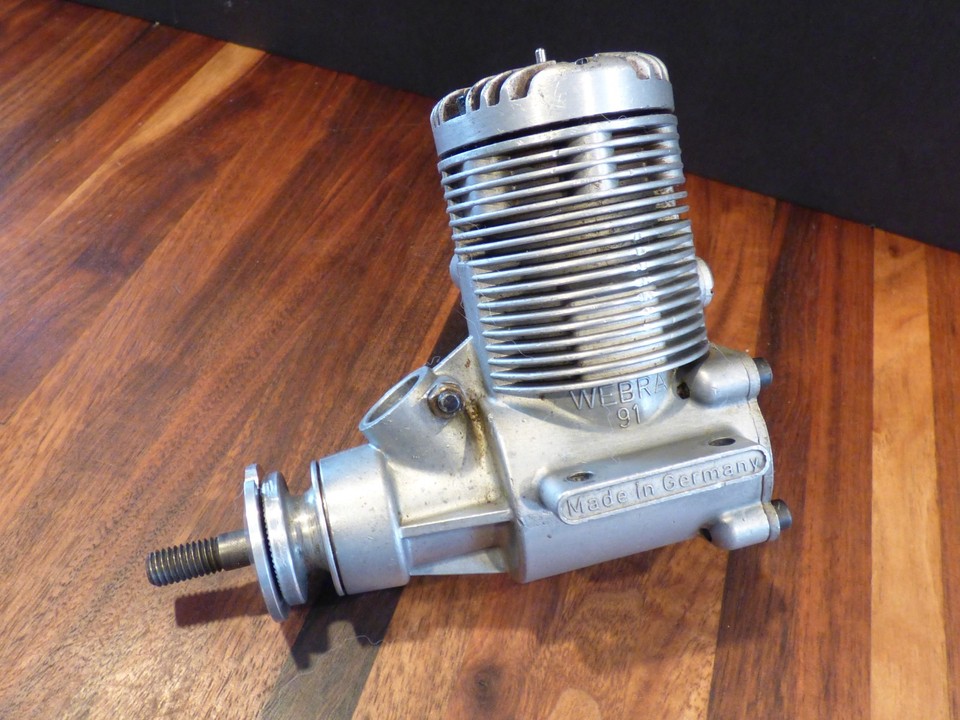 Vintage Webra 91 R/C Model Airplane Glow Engine Made in Germany .91 | eBay