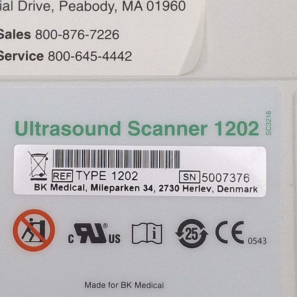 BK Medical 1202 Flex Focus 400 Desktop Ultrasound Scanner, 100-230VAC ...
