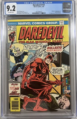 Daredevil 131 (Marvel, 1976) CGC 9.2 OWP **1st Appearance Bullseye** | eBay