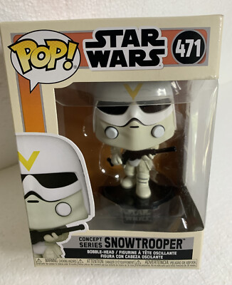 Funko Pop! Star Wars: Concept Series Snowtrooper # 471 Vinyl Figure New ...
