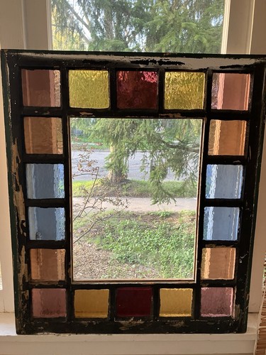 Antique 19th Century Queen Anne Stained Glass Window Victorian Era ...