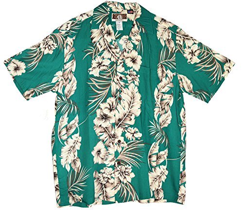 RJC Mens Fern Leaf Garden Rayon Shirt | eBay