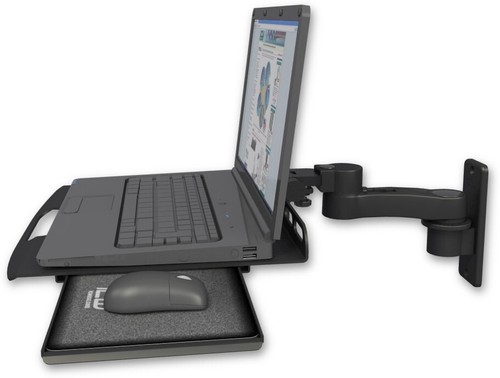 ICW Laptop tray with slider wall mount and an 6" arm | eBay