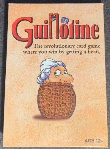 Guillotine Card Game Wizards of the Coast Hasbro Paul Peterson Board ...