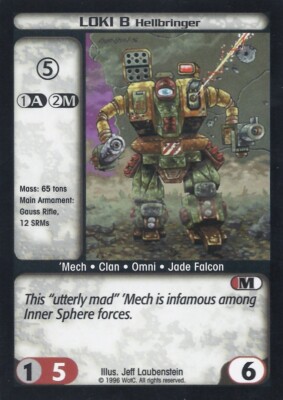 1x Loki B (Hellbringer) - U Ungraded Limited - Battletech | eBay
