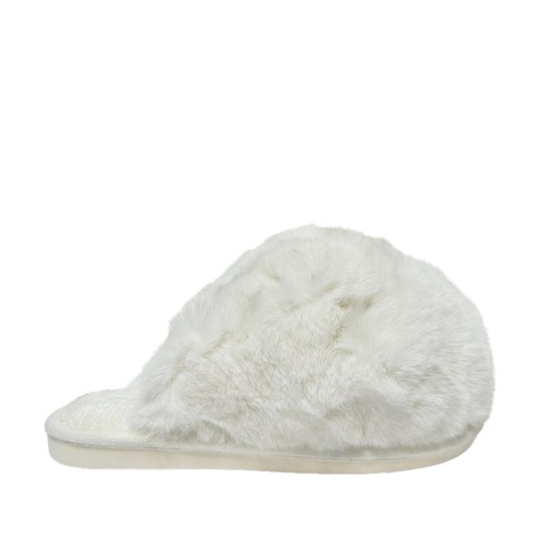 FLOOF Women's Snowball Slipper in Cream | eBay