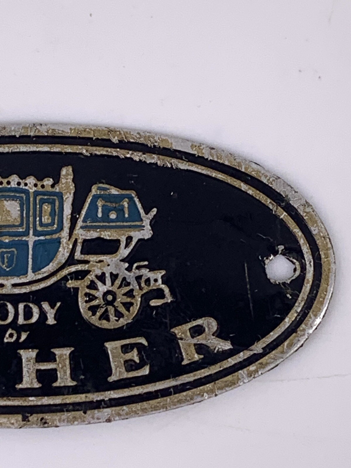 Body By Fisher Car Oval ID Tag | eBay