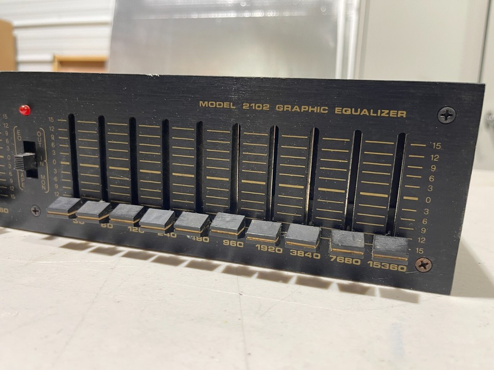 VINTAGE SPECTRO ACOUSTICS 2102 EQ GRAPHIC EQUALIZER | eBay