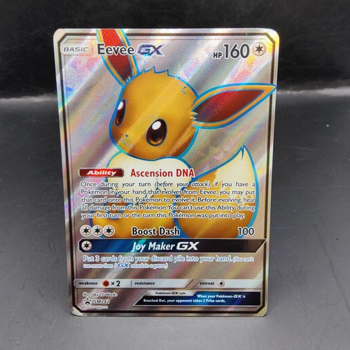 Eevee GX SM242 - Black Star Promo - Full Art Holo Pokemon Card - Near ...