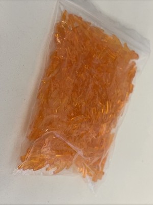 LEGO 100 Translucent Orange Castle Fire Flames City Firefighter Flame ...