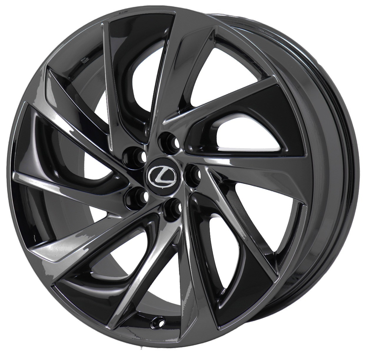 20" Lexus RX350 PVD Black Chrome Wheels Set of 4 | 8" Rim Width | 60 ...
