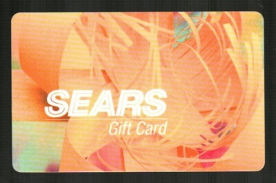 SEARS Paper Streamers ( 2004 ) Gift Card ( $0 ) | eBay