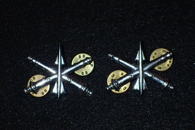 Vietnam War US Army Air Defense Artillery Branch Officers Dress Parade ...