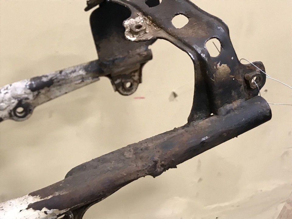 84 Yamaha YZ490 YZ 490 OEM Main Frame Chassis Body Subframe 1984 | eBay