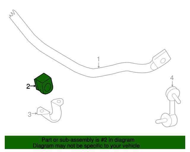 FACTORY TOYOTA 02-06 CAMRY 07-2022 SEQUOIA REAR SWAY BAR BUSHING ...