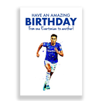 Everton Birthday Card | Dominic Calvert-Lewin | eBay UK