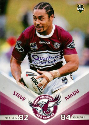 2010 MANLY SEA EAGLES NRL Card STEVE MATAI Daily Telegraph | eBay Australia