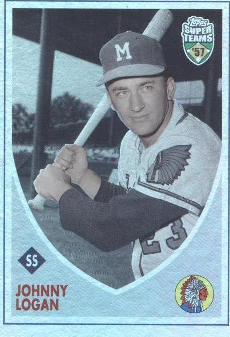 2002 Topps Super Teams - Johnny Logan #33 Retrofractor /1957 for sale ...