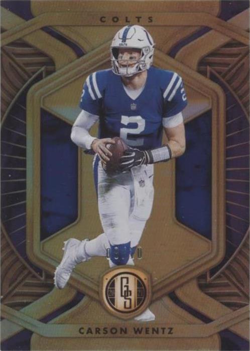 2021 Panini Gold Standard - Carson Wentz #42 Violet /10 for sale online ...