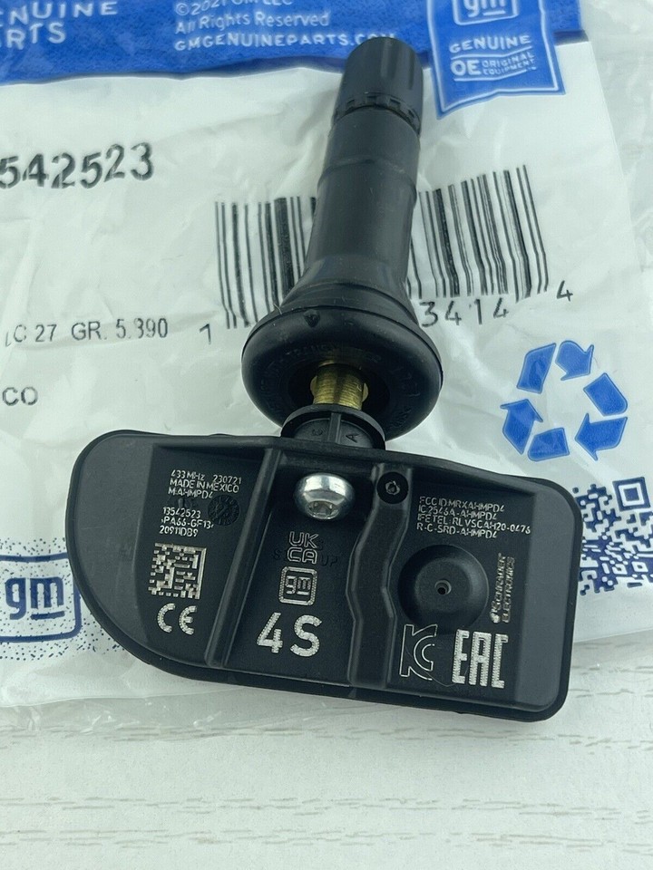 Genuine GM Tire Pressure Indicator Sensor 13542523 | 1 Year ...