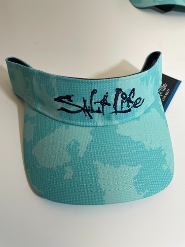 534- NWT SALT LIFE Hat Cap Visor Fishing Sportsman Golf NEW Fish/Dive ...