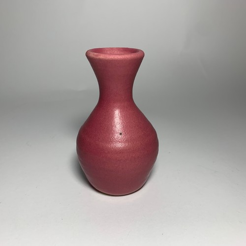 Van Briggle Pottery Pink Rose mini vase - signed Craig Stevenson ...
