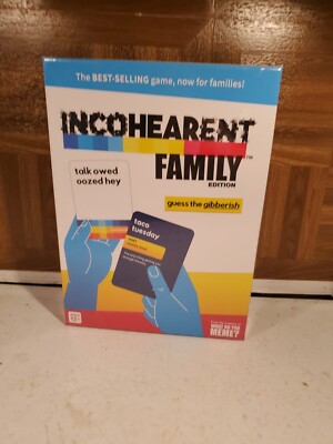 INCOHEARENT Family Edition Card Game (New Sealed) | eBay