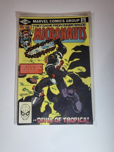 Micronauts Issue No.33 Marvel Comics Spiderman logo September 1981 | eBay