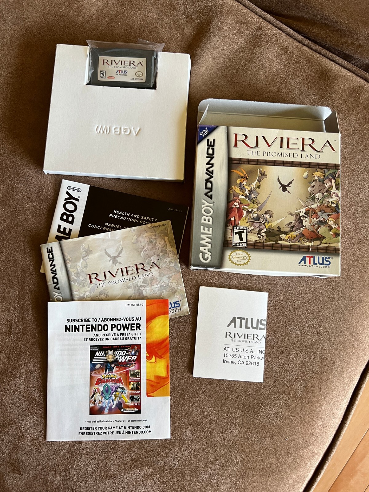 Riviera: The Promised Land COMPLETE cib working (Game Boy Advance, 2005 ...