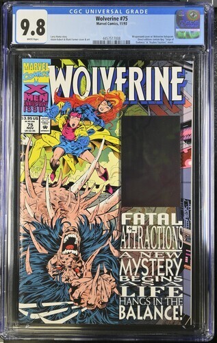 Wolverine #75 CGC 9.8 Wraparound Cover w/ Wolverine Hologram 1993 | eBay