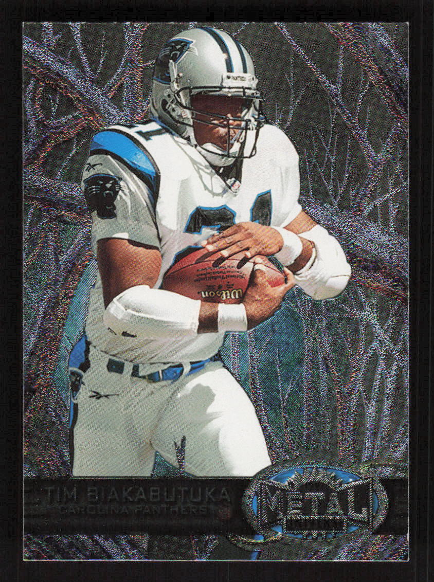 1997 Skybox Metal Universe #4 Tim Biakabutuka Carolina Panthers | eBay