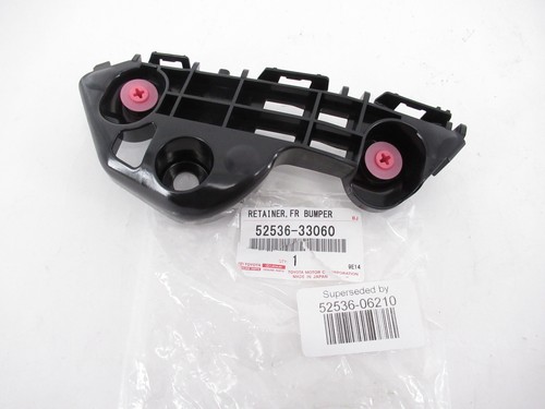 Genuine OEM Toyota 52536-06210 Driver Front Bumper Retainer Bracket 18 ...