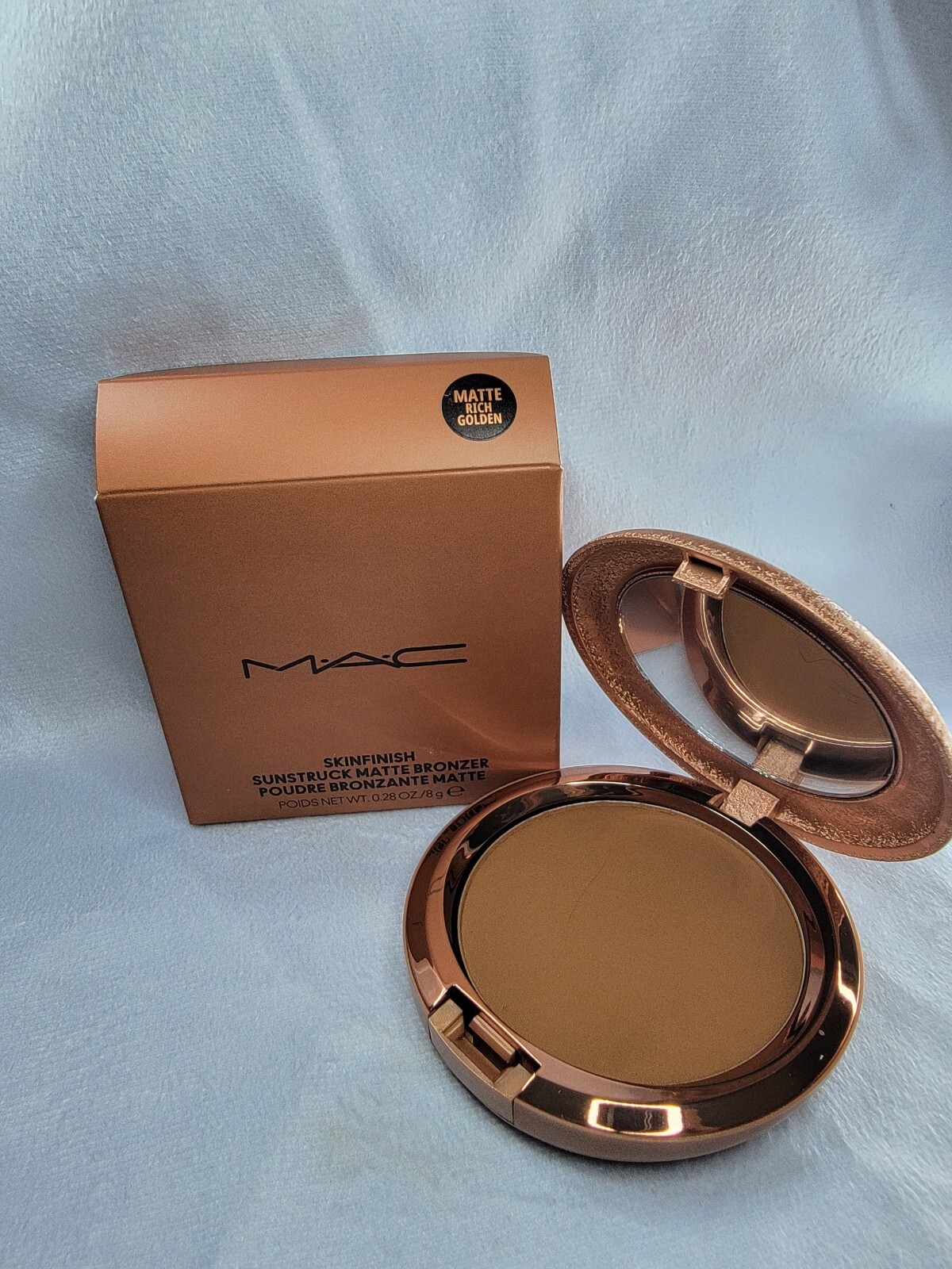 MAC SKINFINISH SUNSTRUCK MATTE BRONZER - RICH GOLDEN NIB | eBay