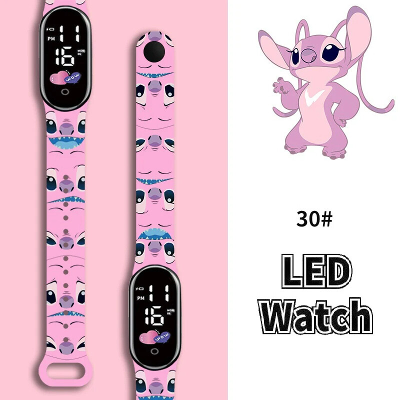 Watch Kids Lilo Stitch Girls Boys Wrist Led Digital Disney Gift ...