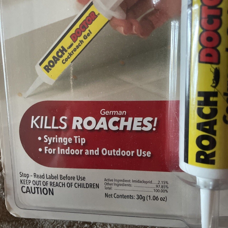 BulbHead Roach Doctor Cockroach Gel Ready To Use Bait Syringe New | eBay